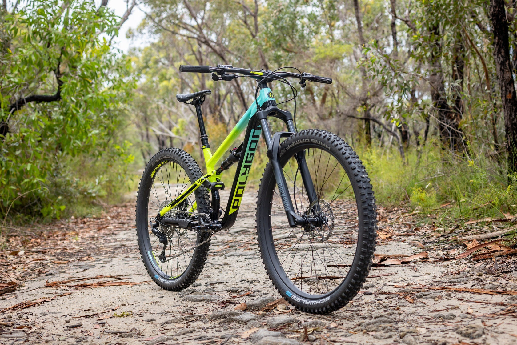 Polygon Siskiu T7 - Full Suspension Mountain Bike (Black) – Reid Cycles