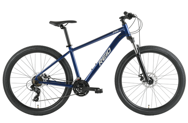MTB Pro 27.5" Disc Mountain Bike Navy | 27.5 Mountain Bike - Reid Cycles