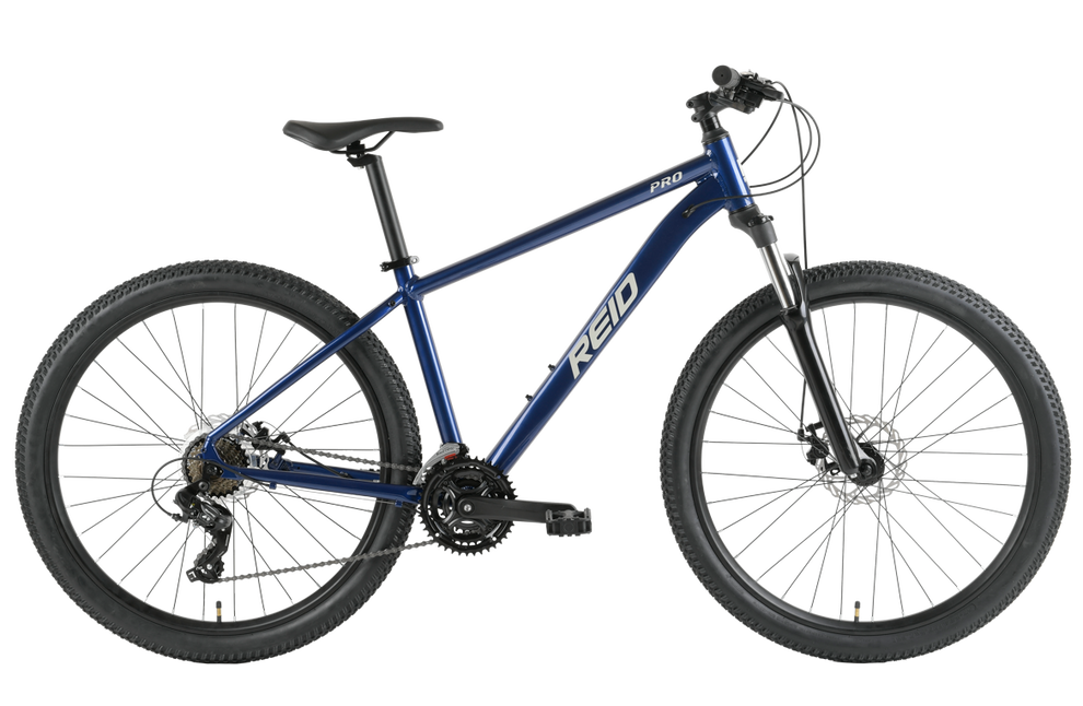 MTB Pro 27.5" Disc Mountain Bike Navy | 27.5 Mountain Bike - Reid Cycles