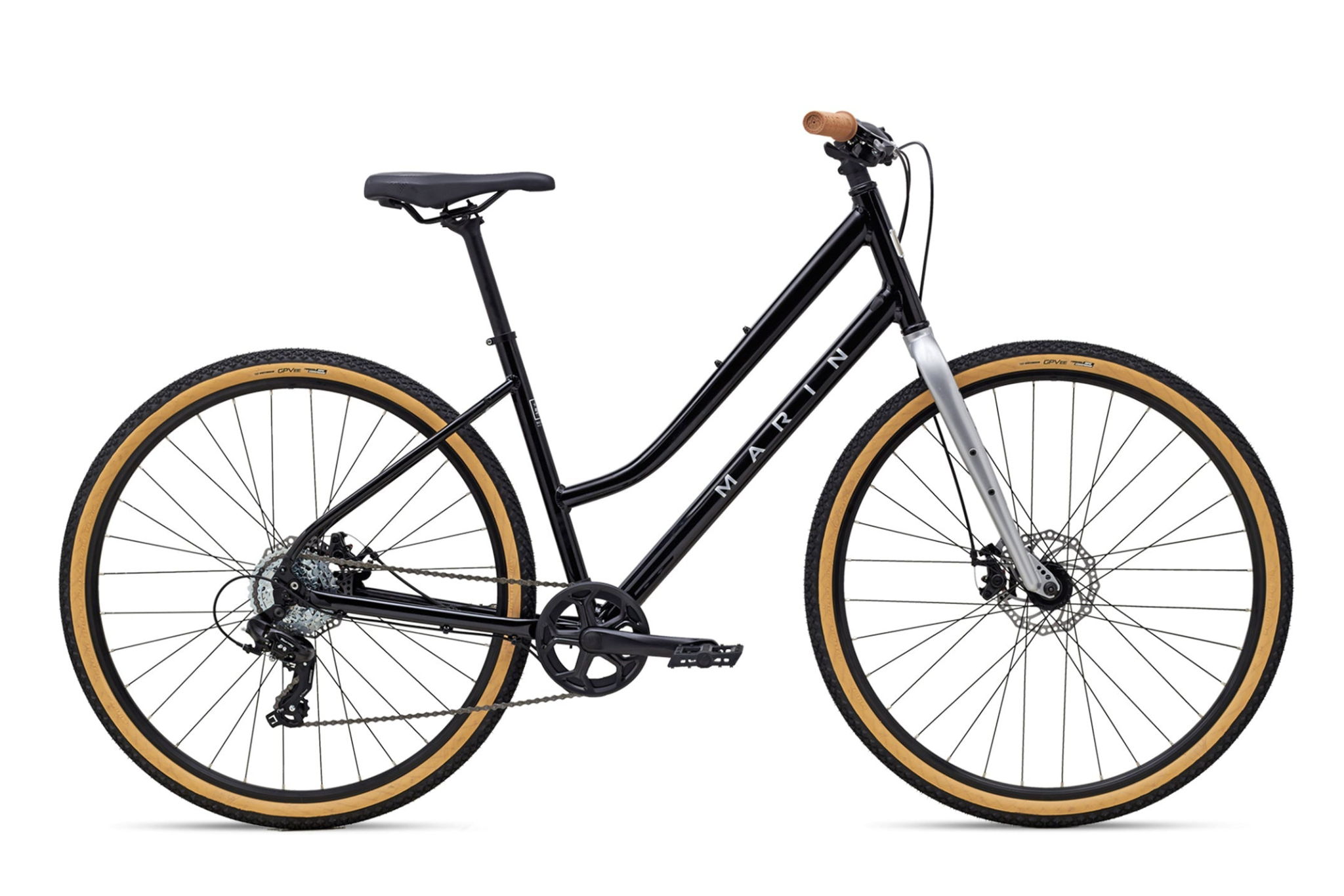 Marin Kentfield 1 ST - Hybrid Bike - Black | Reid Cycles Australia