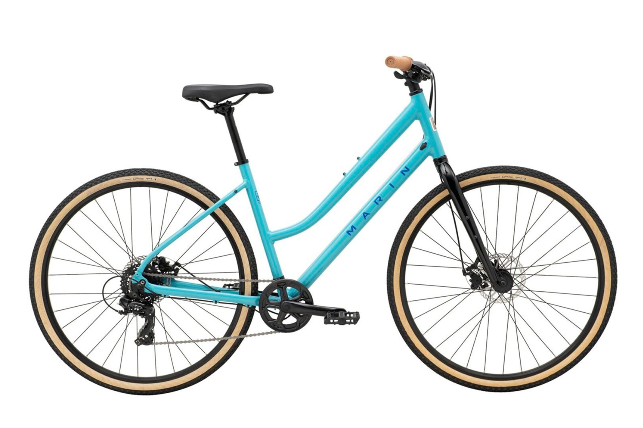 Marin Kentfield 1 ST - Hybrid Bike - Turquoise | Reid Cycles Australia